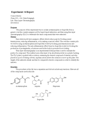 Chem 253 - Polymerization Lab Report: Synthesis of Various Polymers ...