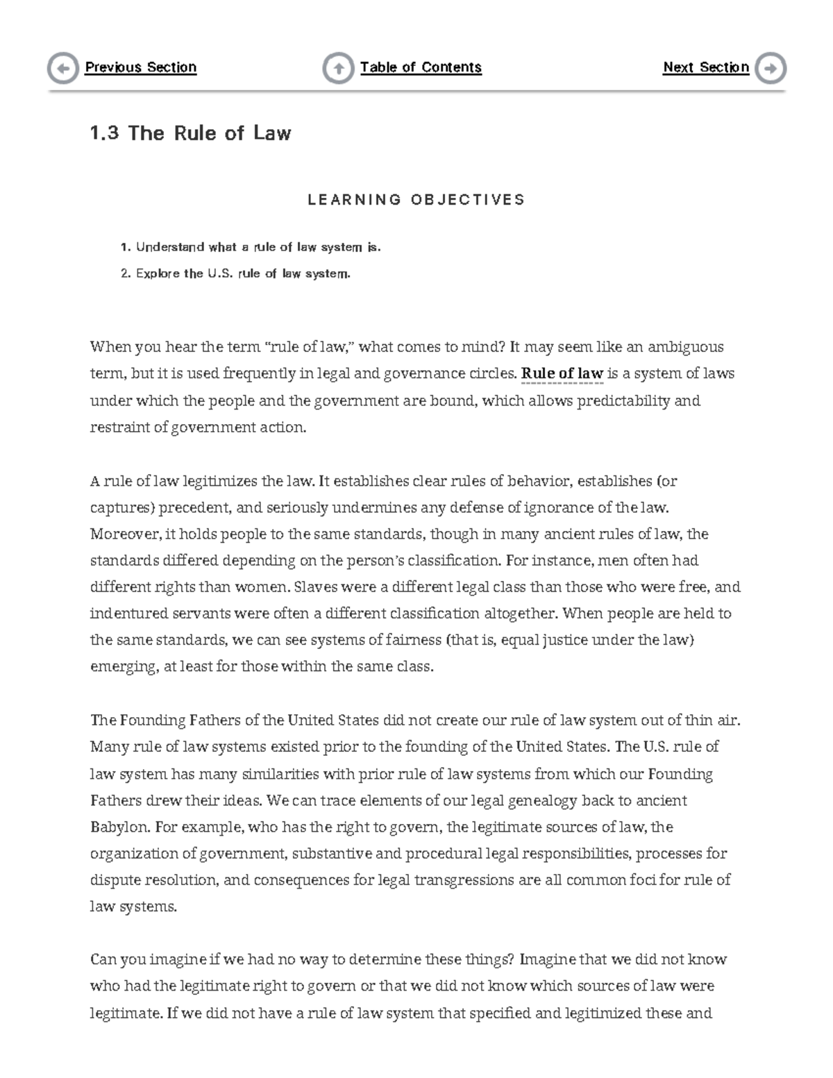 The Rule of Law: Understanding Its Purpose and Implications - Studocu
