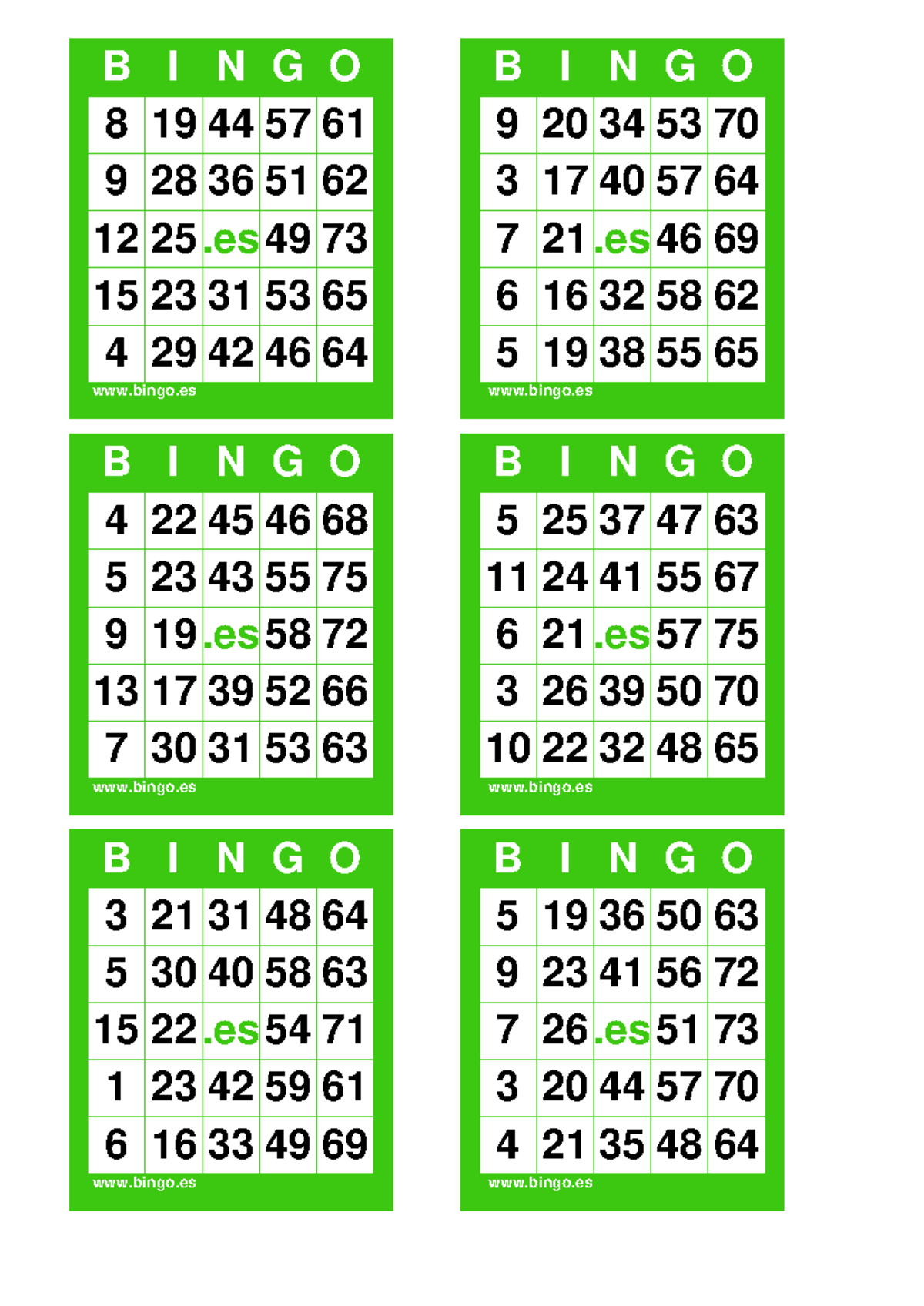 B I N G O 75 Ball Game Cards and Strategies - Studocu