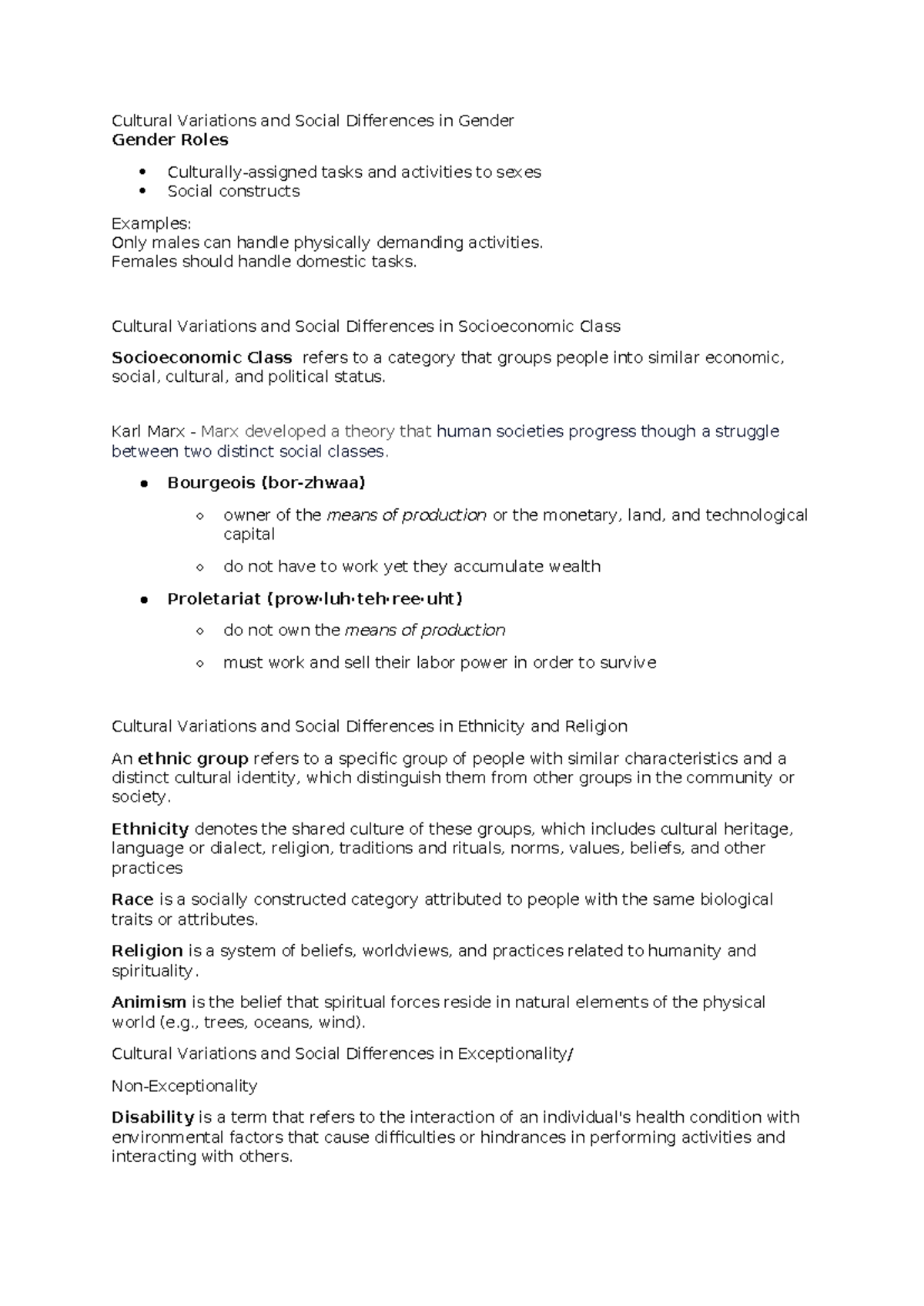 Cultural Variations and Social Differences in UCSP: A Comprehensive ...