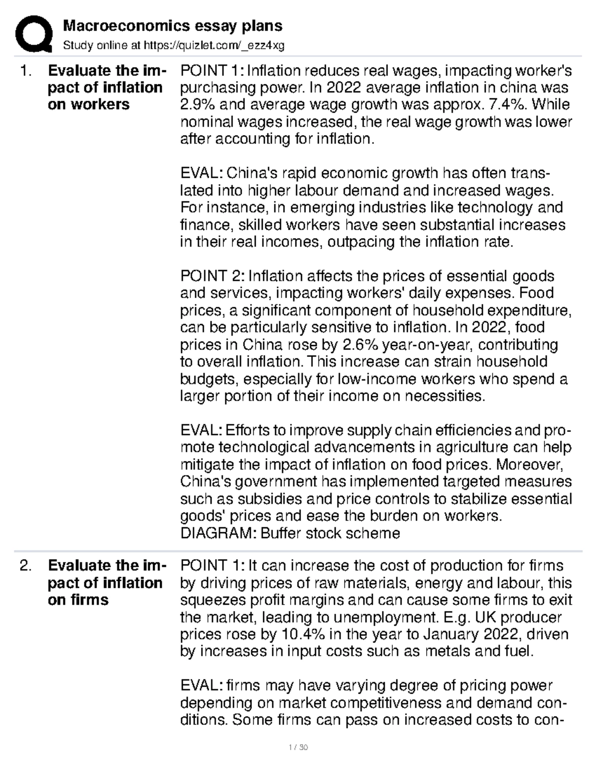 Paper 3 Essay Plans - Paper 3 Essay Plans Evaluate the Micro and ...