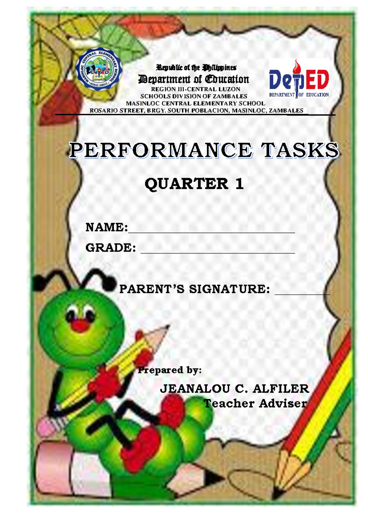 Performance Task - 1st Rating - Week 1 - Araling Panlipunan - Studocu