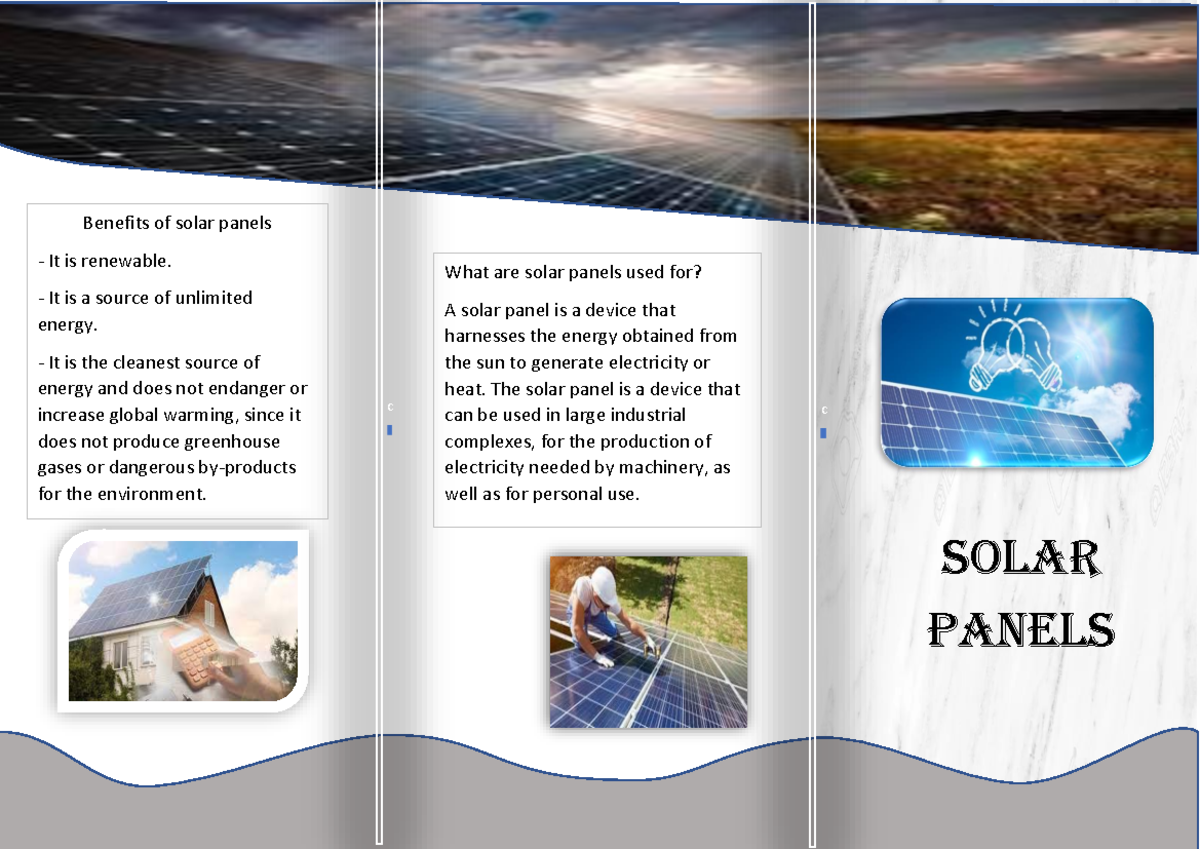 Proyectos De Sistemas Solares Trípticos
