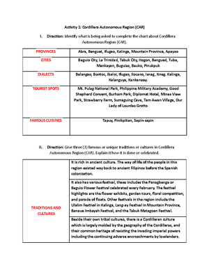 OLSS02 - Activity 6 - Act - MODULE: SS02- THE CONTEMPORARY WORLD ...