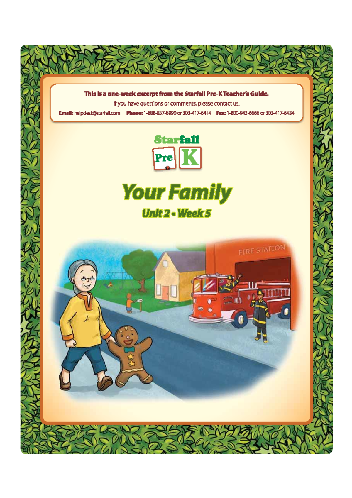 Starfall Pre-K Teacher's Guide: Week 5 Activities and Lessons - Studocu
