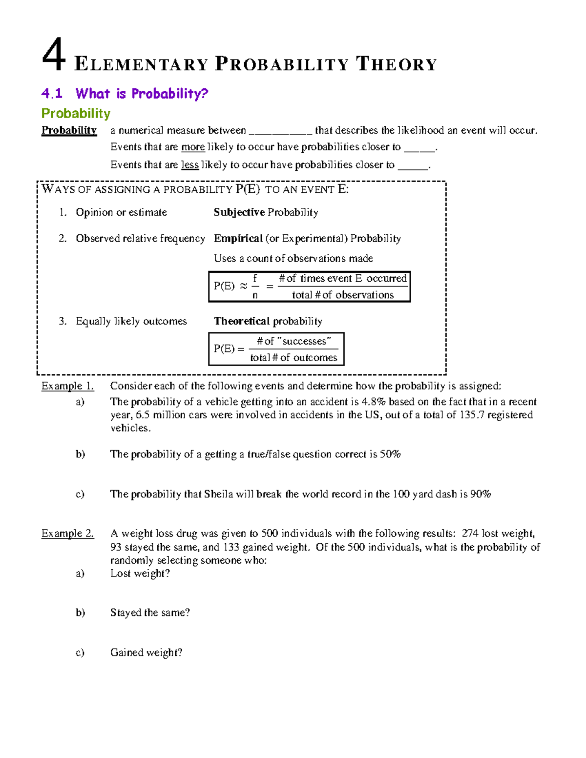 Probability Theory and Applications: Comprehensive Study Guide for B3 ...