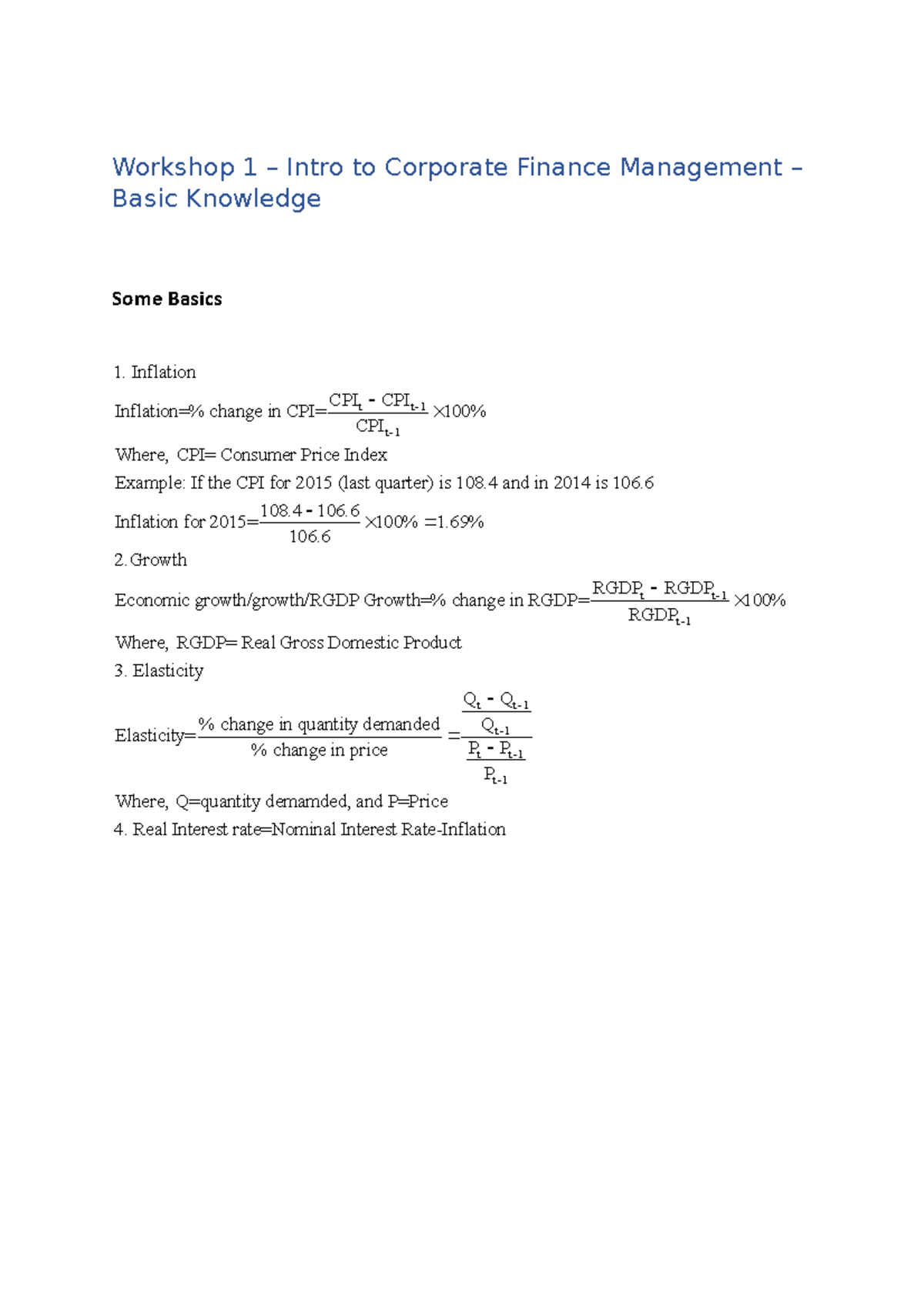 Corporate Financial Management (CFM) Final Exam Style Questions - Studocu