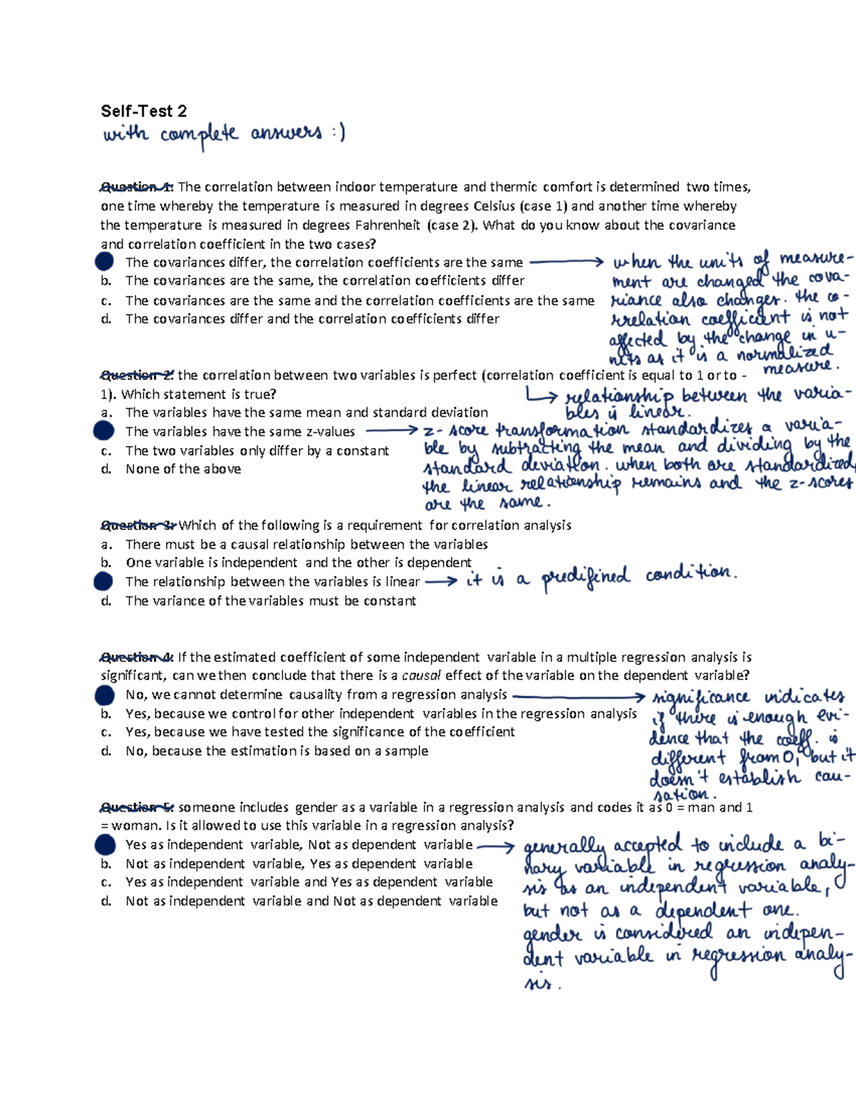 Interim Test 2 - Comprehensive Answers with Detailed Explanations ...