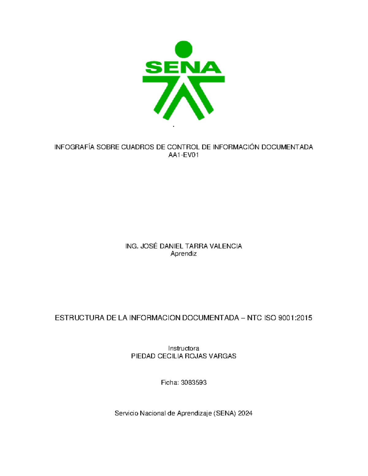 AA1-EV01 Infografía sobre Cuadros de Control de Información Documentada ...