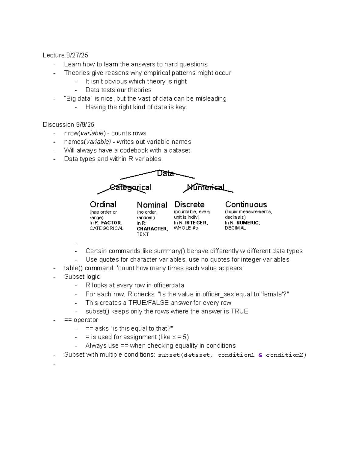 PolSci 3 Lecture Notes: Understanding Data Types and Subsetting in R ...