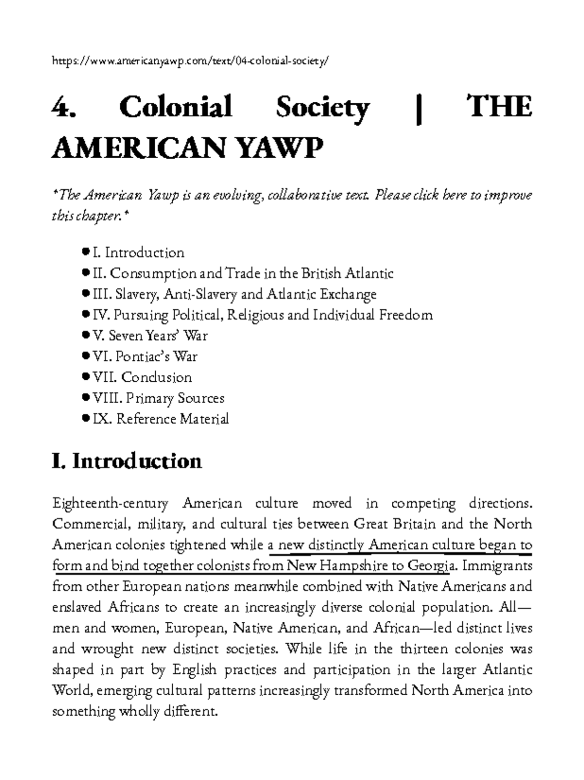 4. Colonial Society: Impact of the Seven Years' War & Great Awakening ...