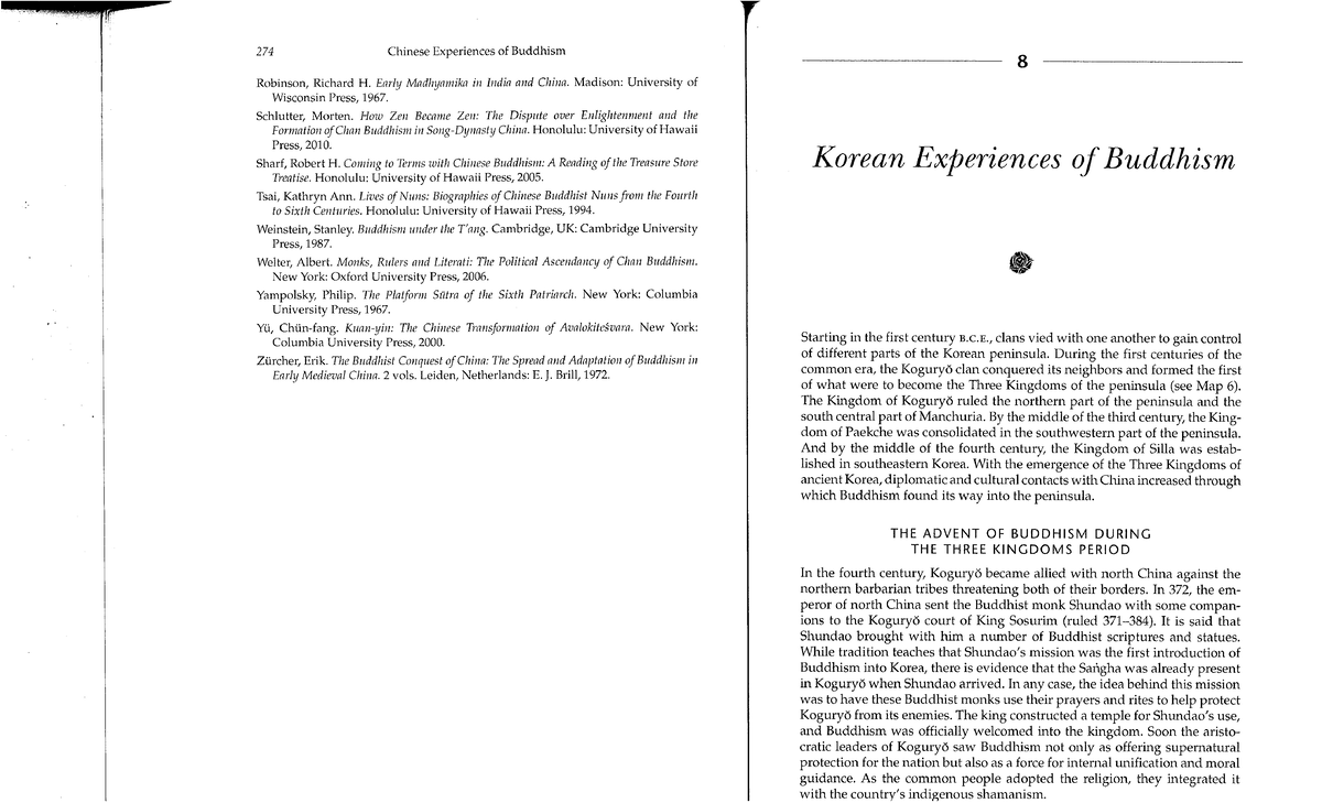 ENG101 Final Exam: Document Analysis and Insights on Korean Buddhism ...