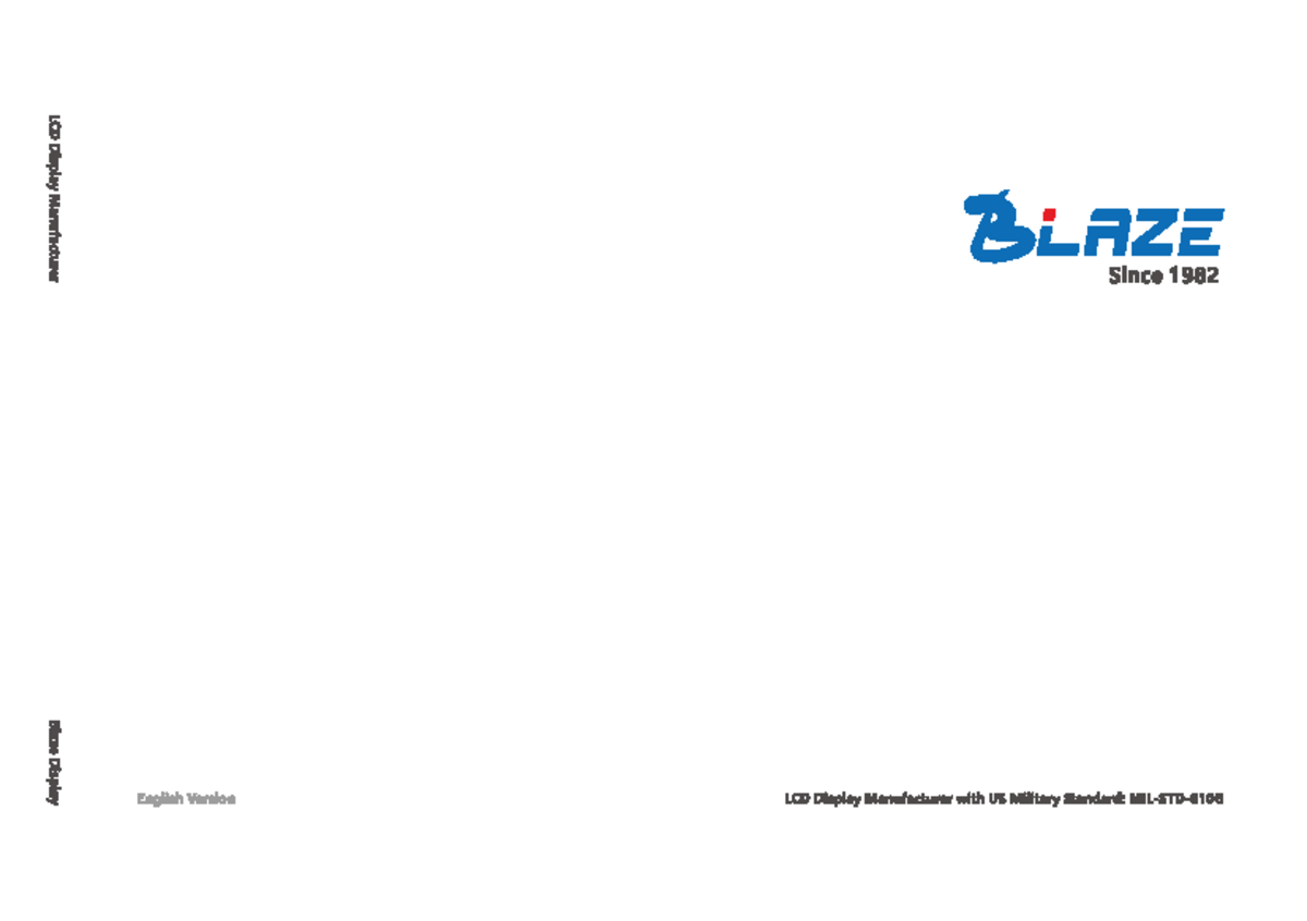 Catalogue of Blaze Display Products and Specifications - Studocu