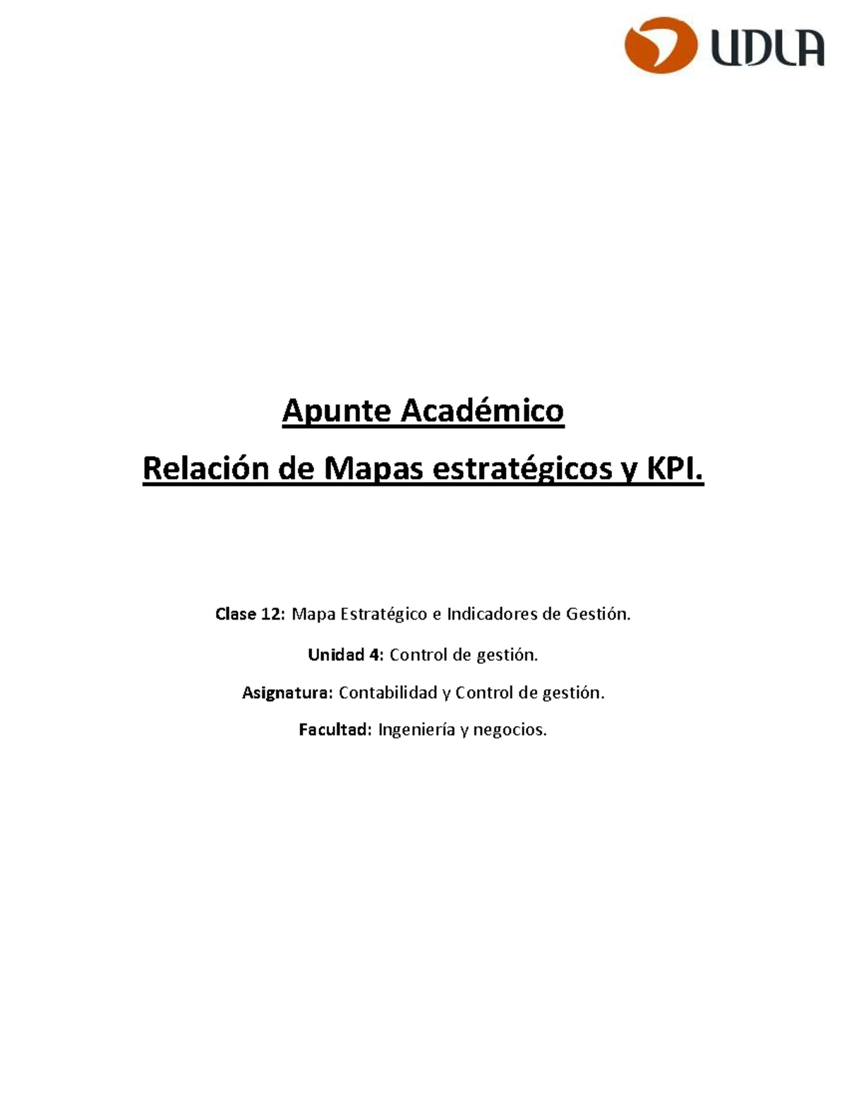 Apunte Académico: Clase 6 - Contabilidad y Toma de Decisiones - Studocu