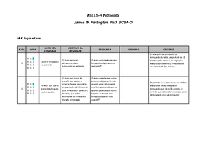 Escala abc - 64 Anexo 3 - Autism Behavior Checklist (ABC) – versão ...