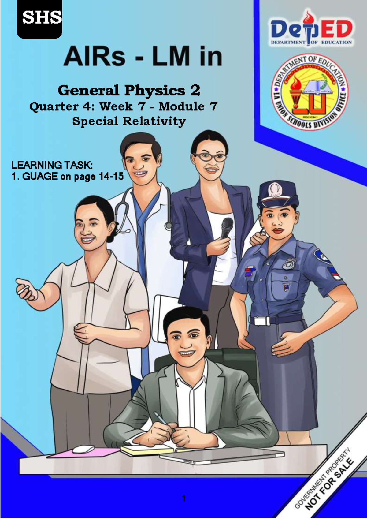 General Physics 2: Q4 W7 - Module 7 on Special Relativity Concepts ...