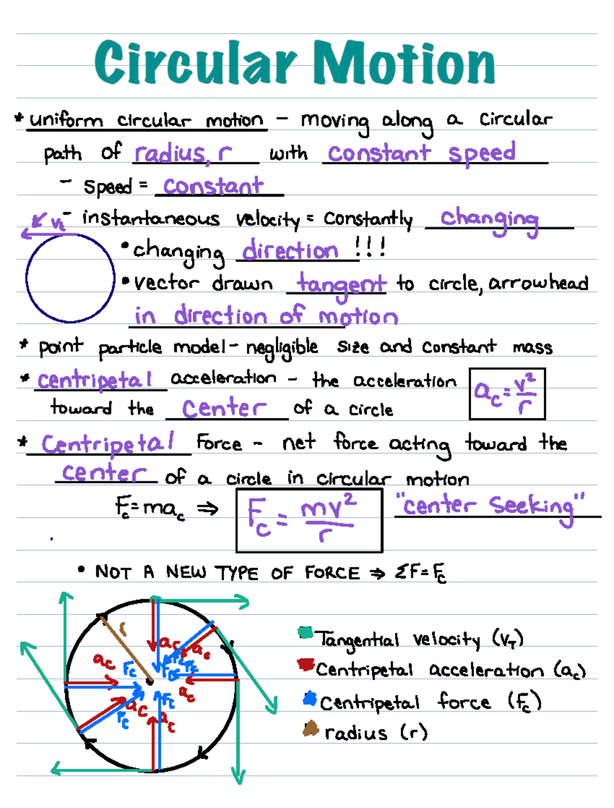 Circular Motion and Gravitation Notes (Course Code: CMG 101) - Studocu