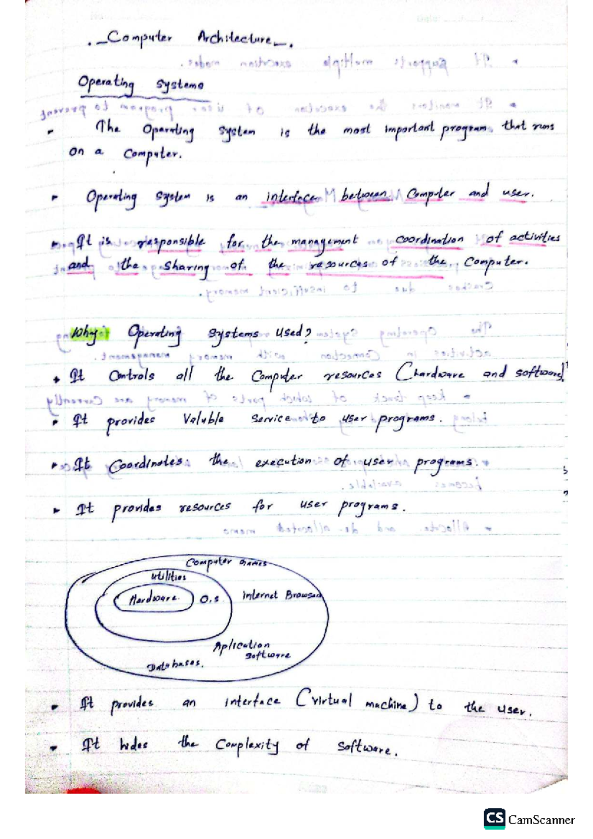 CS 101: Overview of Operating Systems and Computer Architecture - Studocu