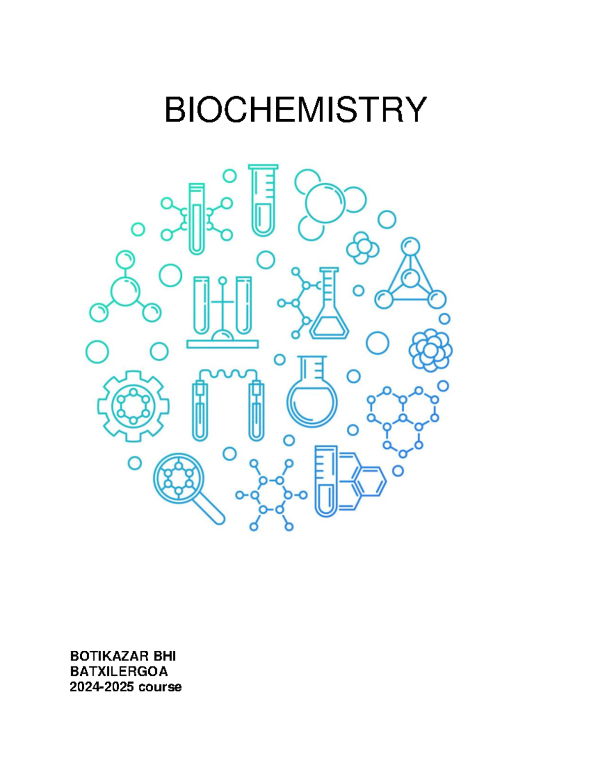 Biochemistry Notes: Understanding Life's Building Blocks (BIOCHEM 2425 ...