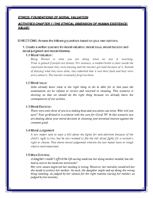 Chapter 8 - THE VIRTUAL SELF - CHAPTER 8: THE VIRTUAL SELF Objectives ...