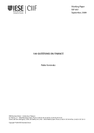 Corporate Finance Sample FINAL EXAM - MGT3470 Corporate Finance ...