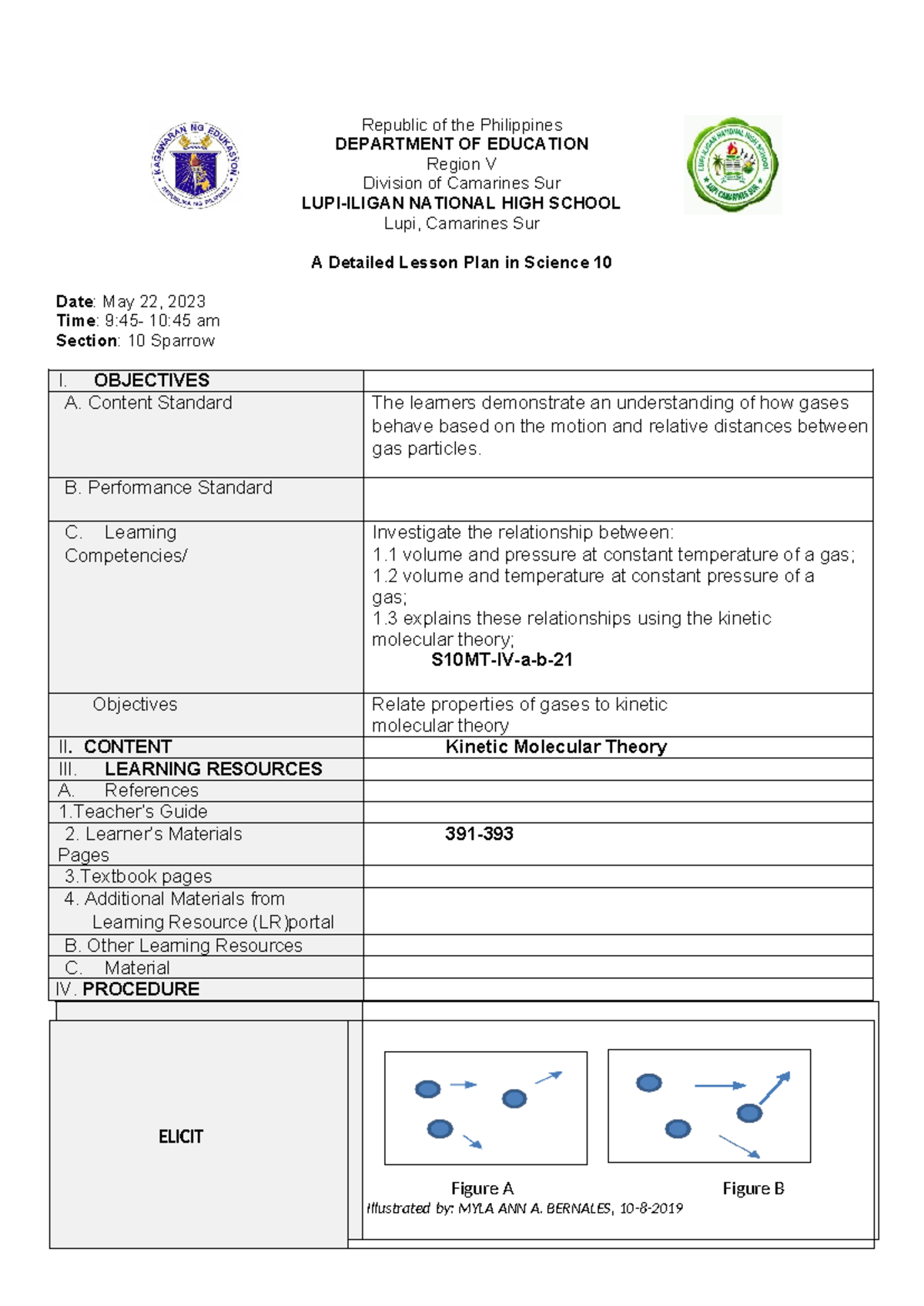 cot for grade 10 - Republic of the Philippines DEPARTMENT OF EDUCATION ...