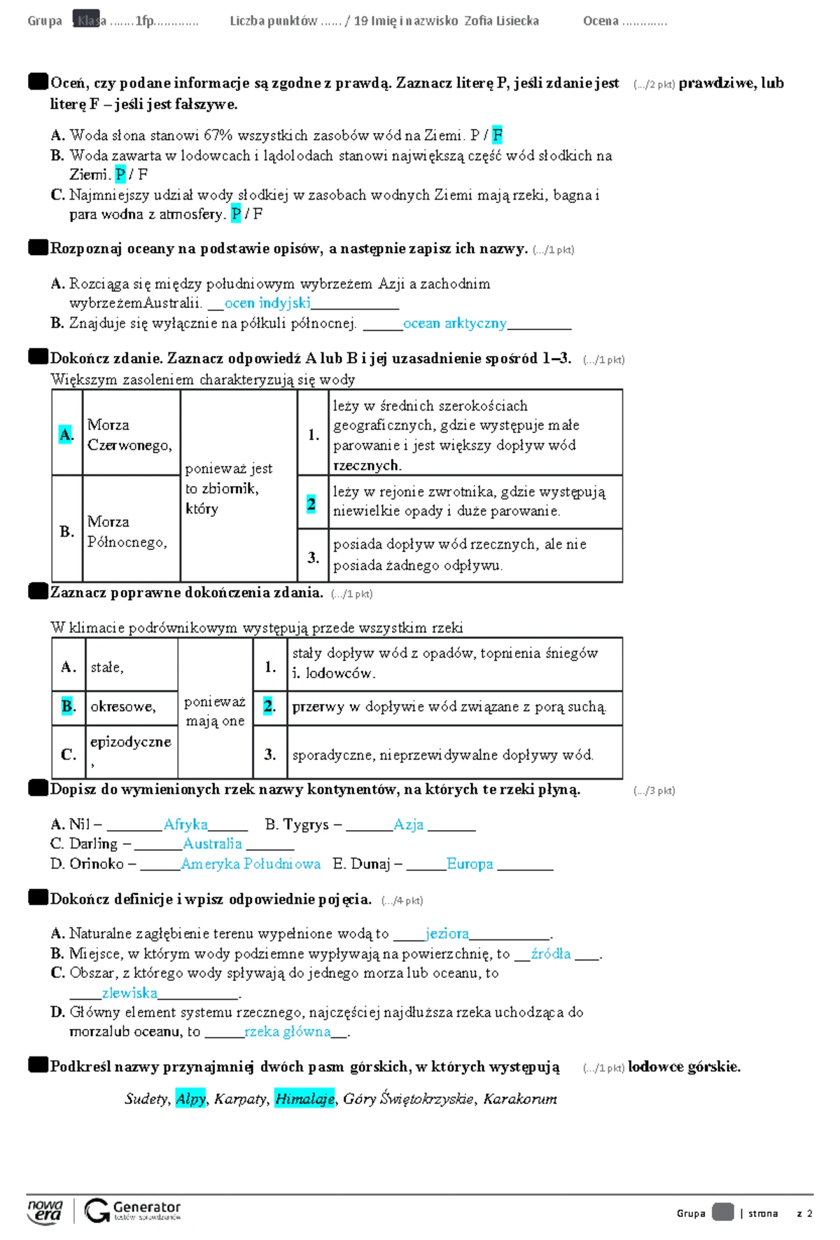 Test sprawdzający z informatyki - pytania jednokrotnego wyboru - Studocu
