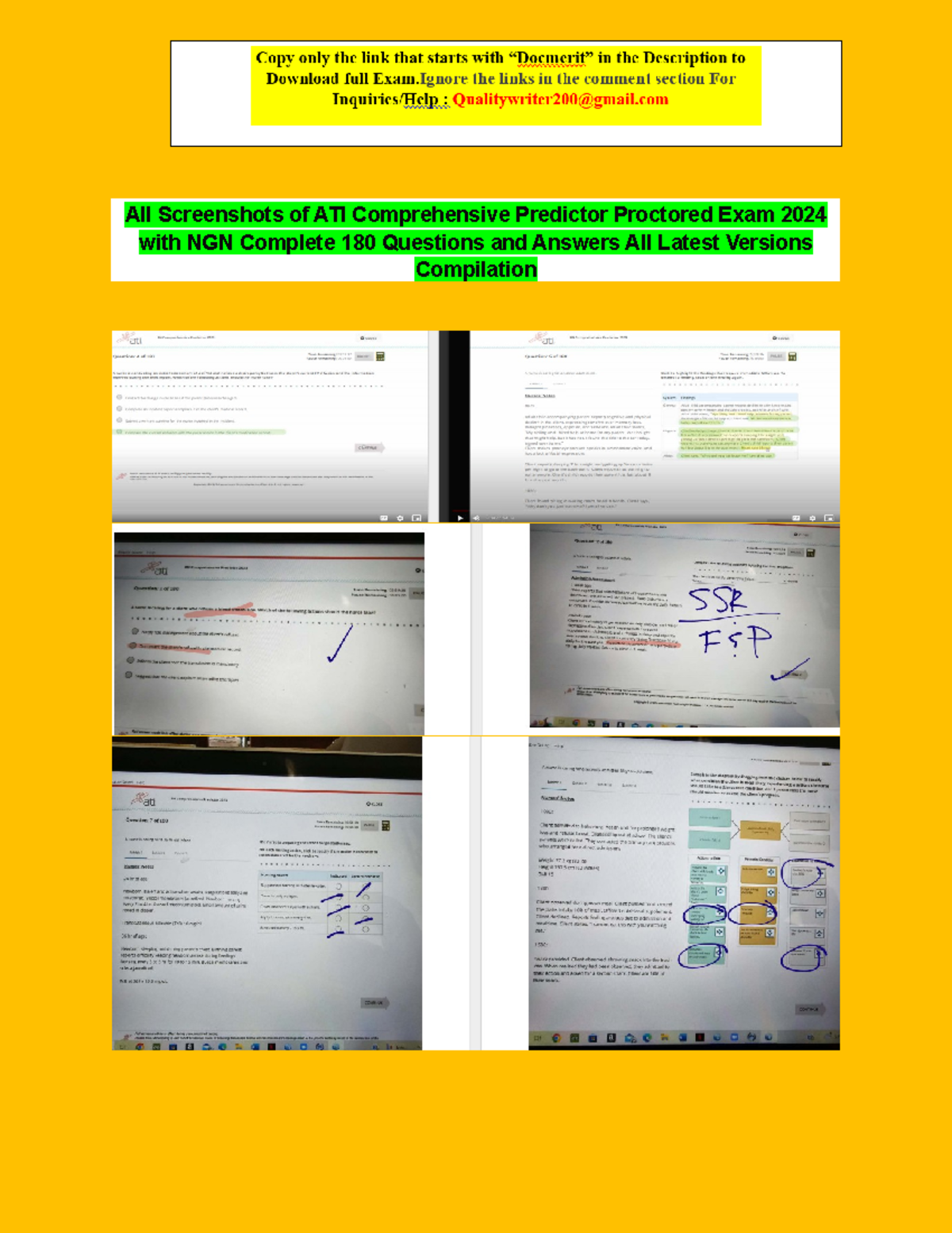 ATI Comprehensive Predictor Exit Exam 2025 with 370 Nclex-Style ...