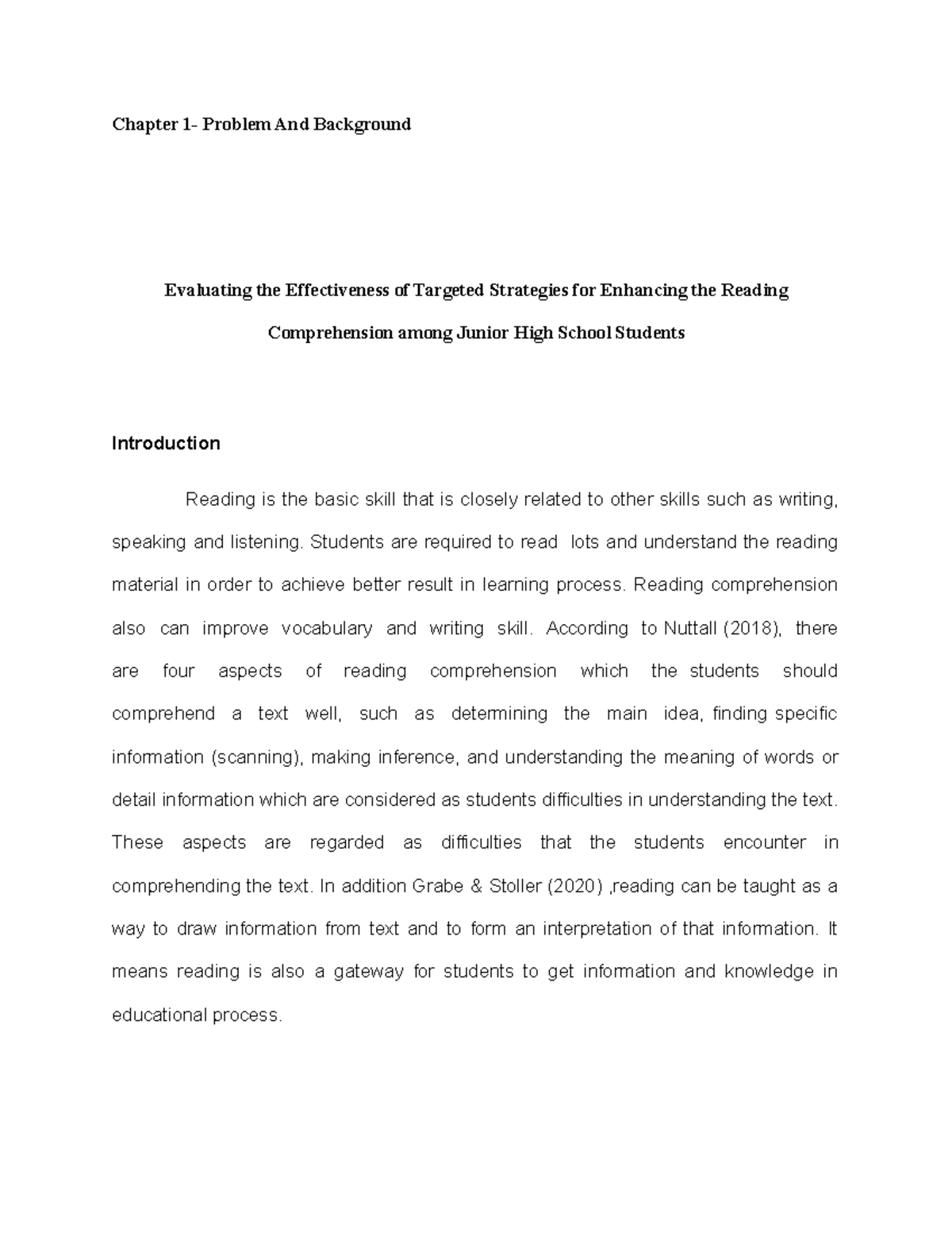 PR2 - Pleaseee - Chapter 1- Problem And Background Evaluating the ...