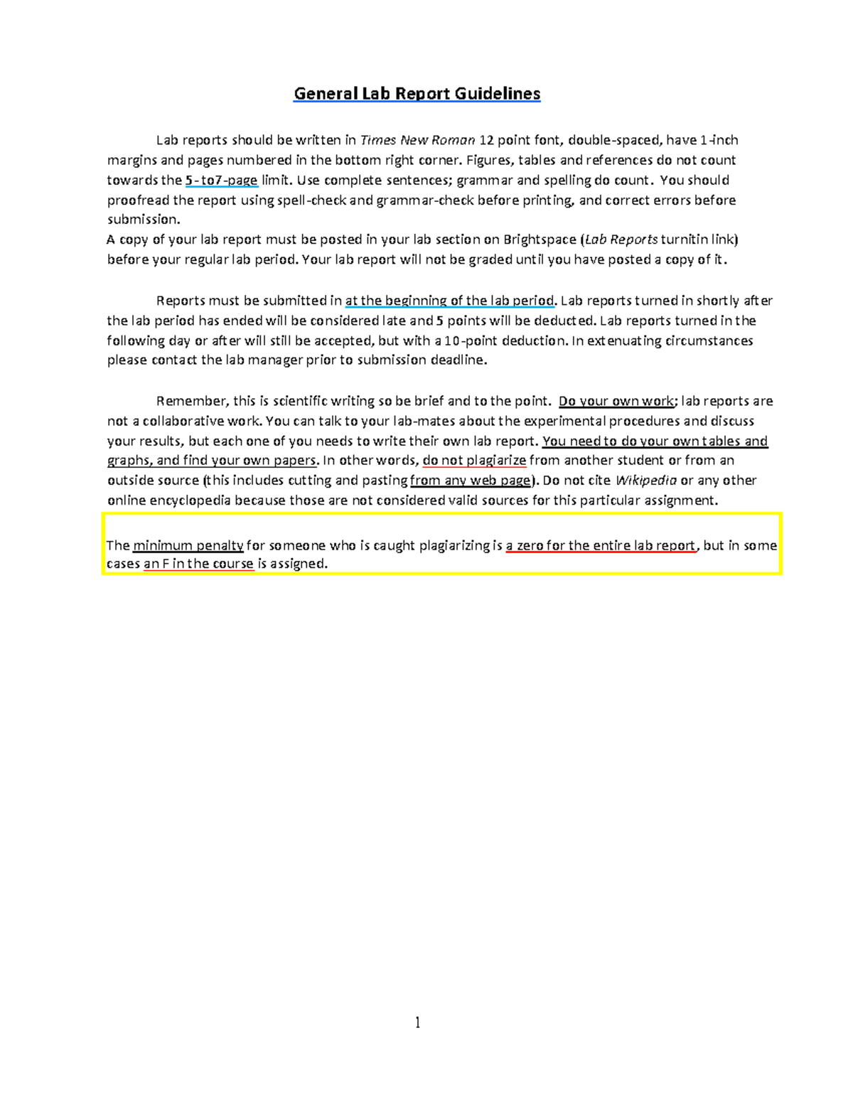 Lab Report Guidelines for Yeast Fermentation Experiment (BIO 101) - Studocu