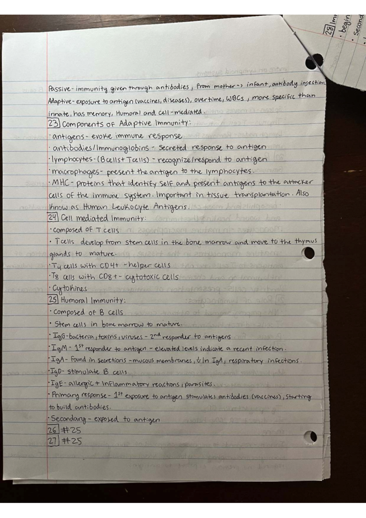 Document Overview and Key Concepts for Course Code XYZ123: Immunity ...