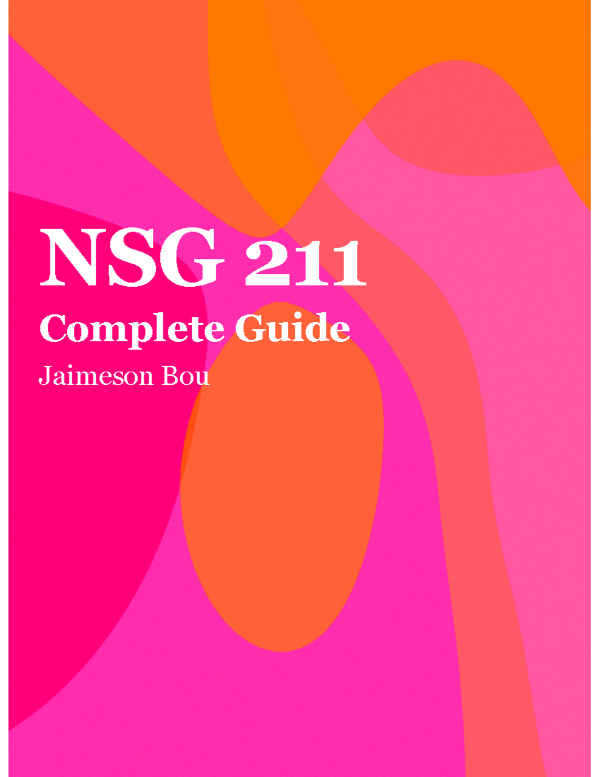 NSG 211 Complete Guide: Key Concepts on Mental Health & Safety - Studocu