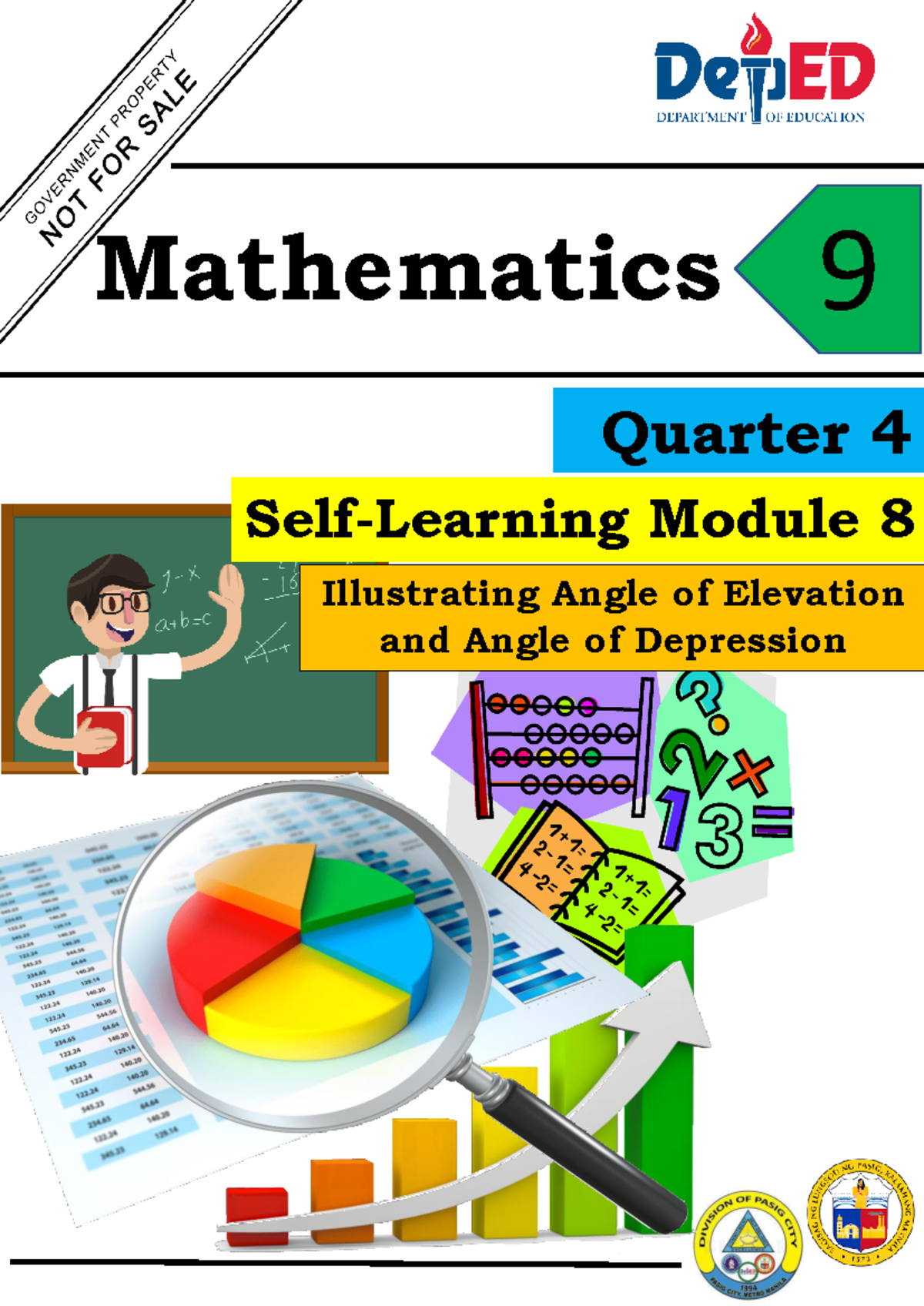 Mathematics 9 Q4 M8: Illustrating Angles of Elevation & Depression ...
