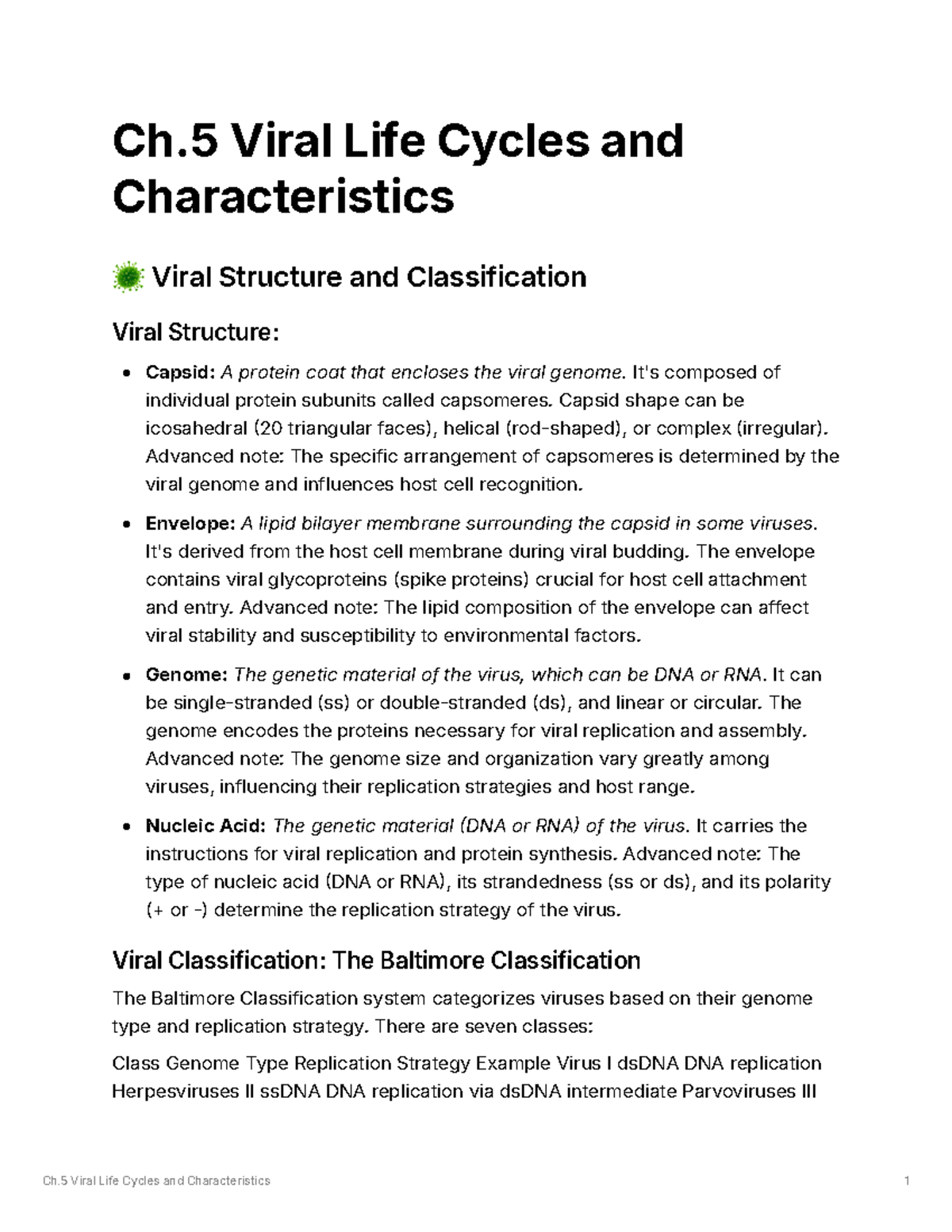 Ch.5 Viral Life Cycles and Characteristics: Structure, Types, and ...