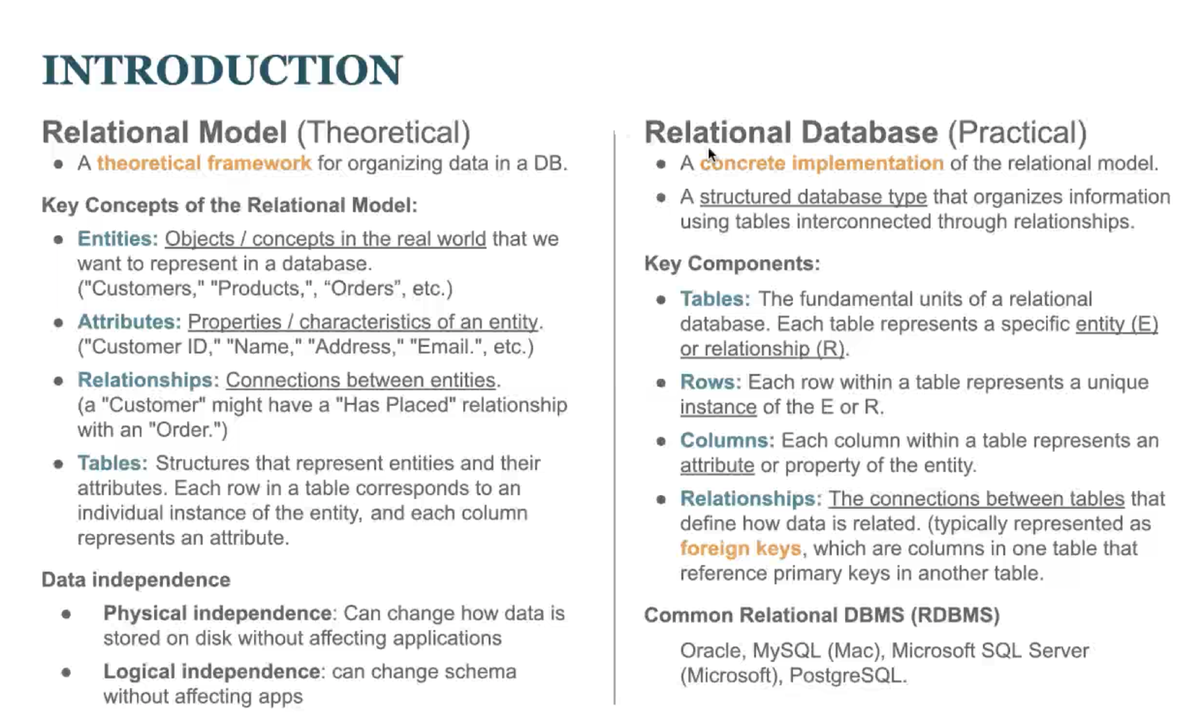 Midterm Notes for PDM: Understanding Relational Models & Databases ...