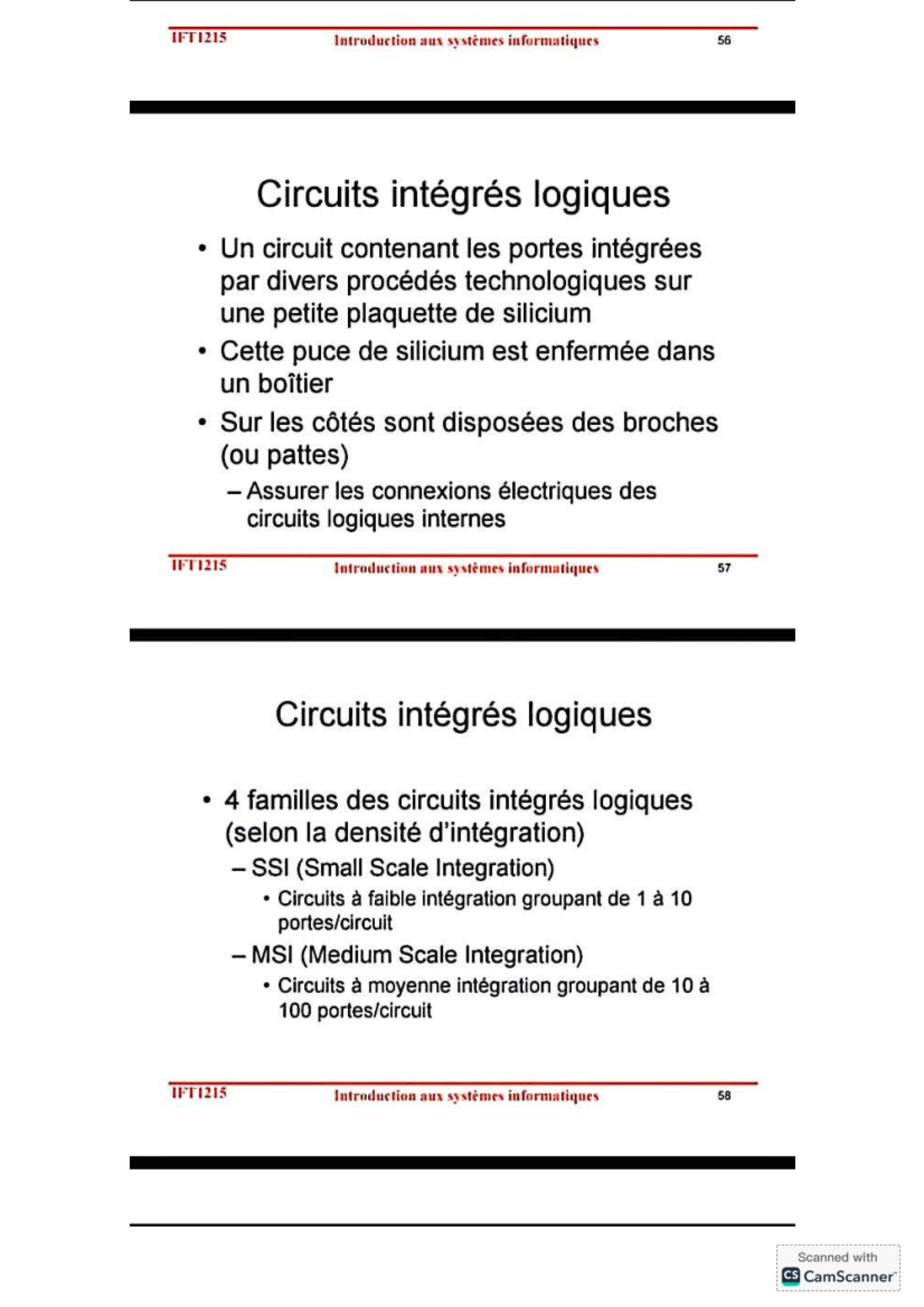 IFT1215 Circuits Intégrés Logiques et Multiplexeurs - Notes de Cours ...