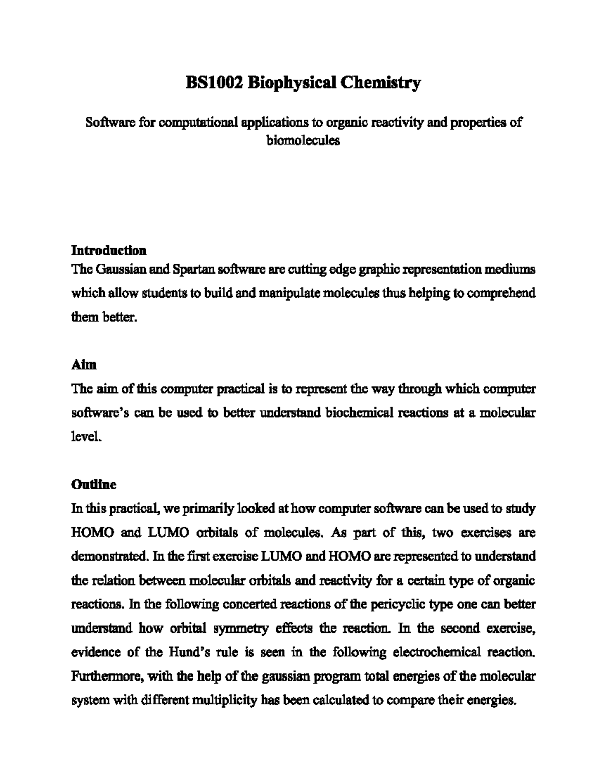 BS1002 BS1012 Computer LAB Report - BS1002 - Studocu
