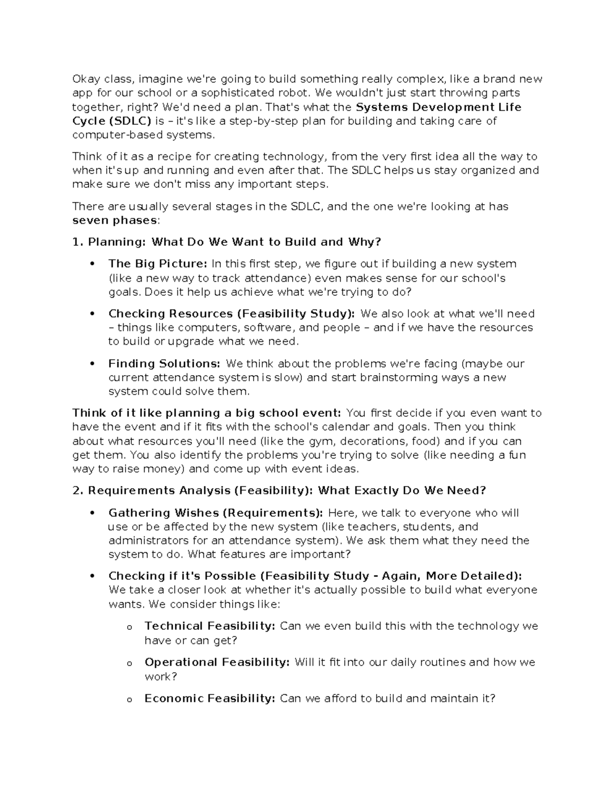 D356 HR Technology - Lesson 1.1: Understanding the SDLC Process - Studocu