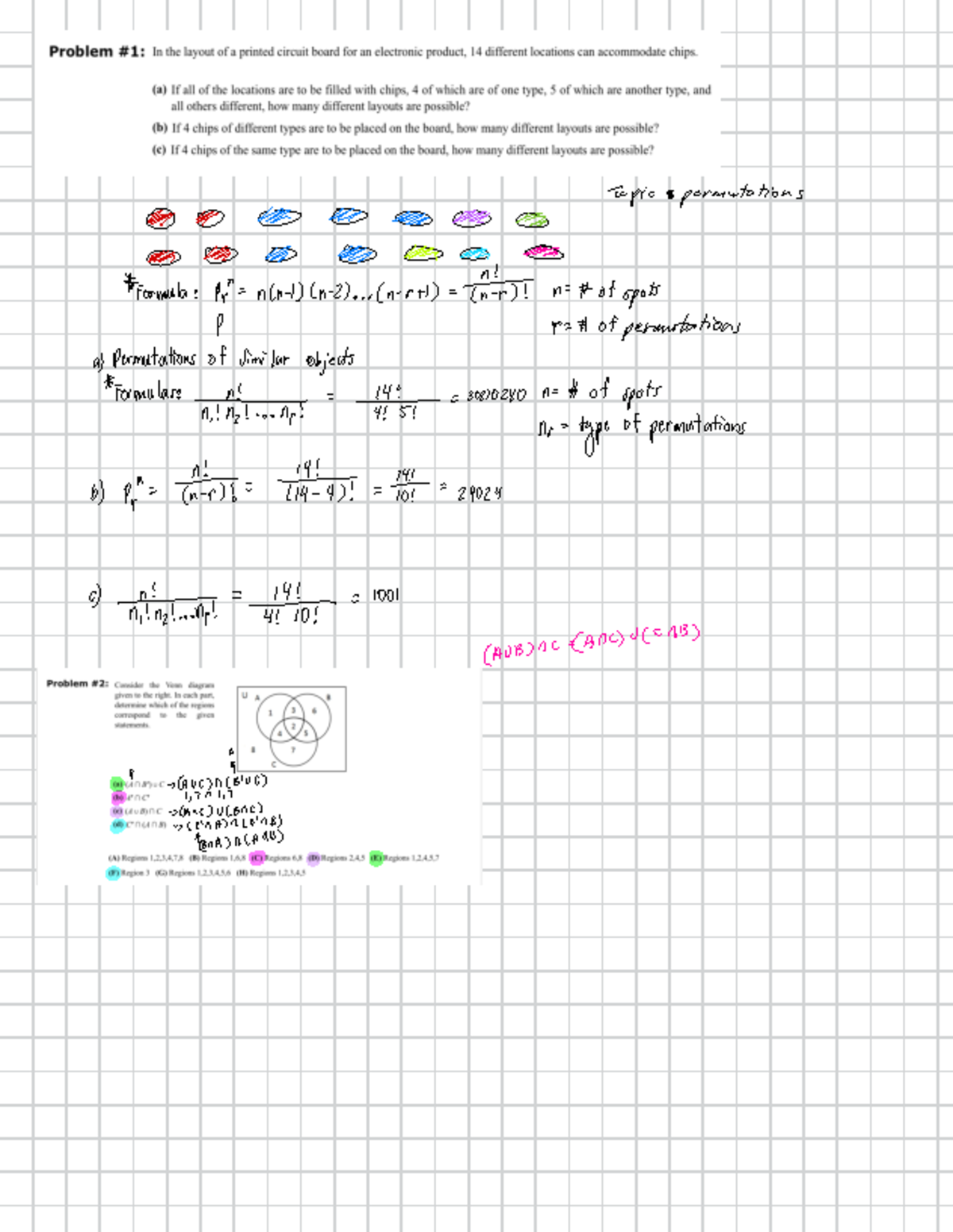 Childsmath 1 - Permutations & Probability Concepts Explained - Studocu