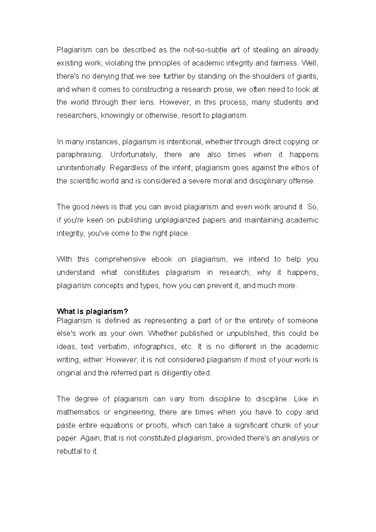 Plagiarism Notes: Understanding and Avoiding Academic Misconduct - Studocu