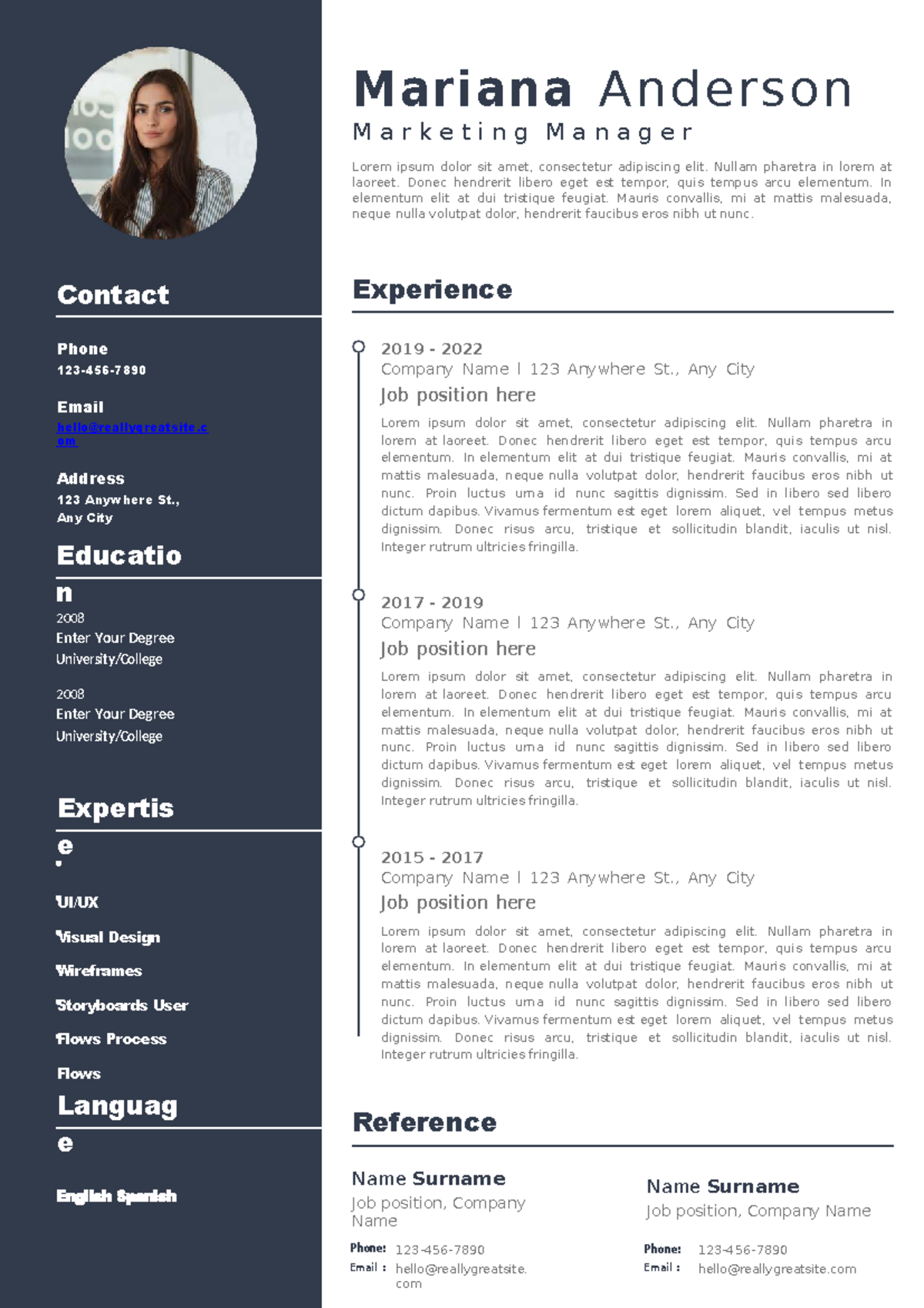 Marketing Manager Resume - EMS 2 Assignment - Studocu