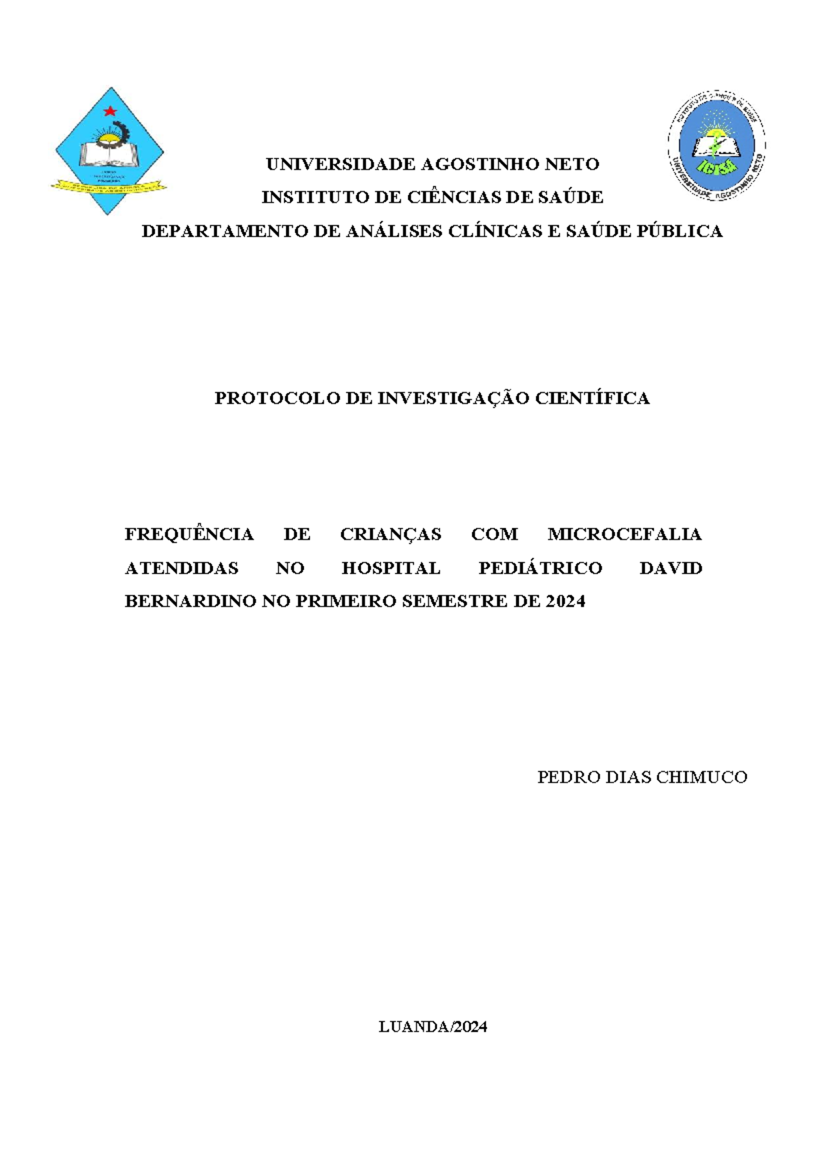 Frequência de Crianças com Microcefalia no Hospital Pediátrico David ...
