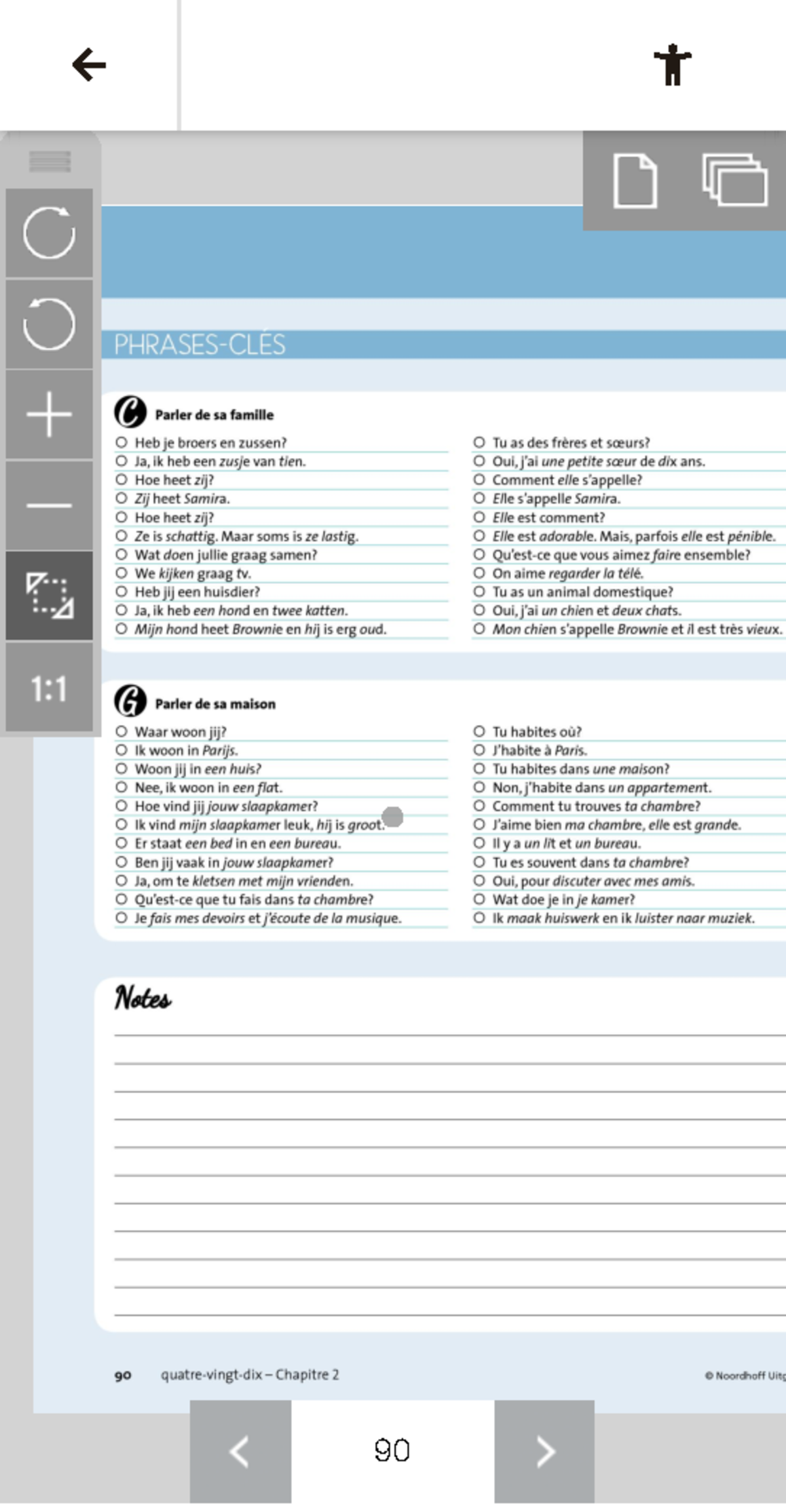 Phrases Cles: Parler de Sa Famille et Maison - Chapitre 2 - Studeersnel