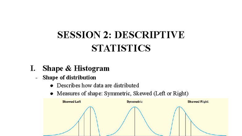 NDBH SB - Chapter 4: Descriptive Statistics & Data Analysis Notes - Studocu