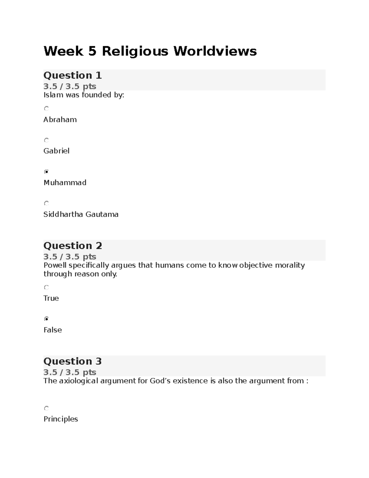 Week 5 Religious Worldviews: Understanding Key Concepts and Beliefs ...