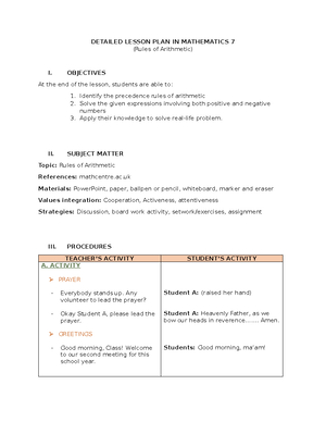 Adverb of (manner,time and place) - Detailed Lesson Plan in English 4 I ...