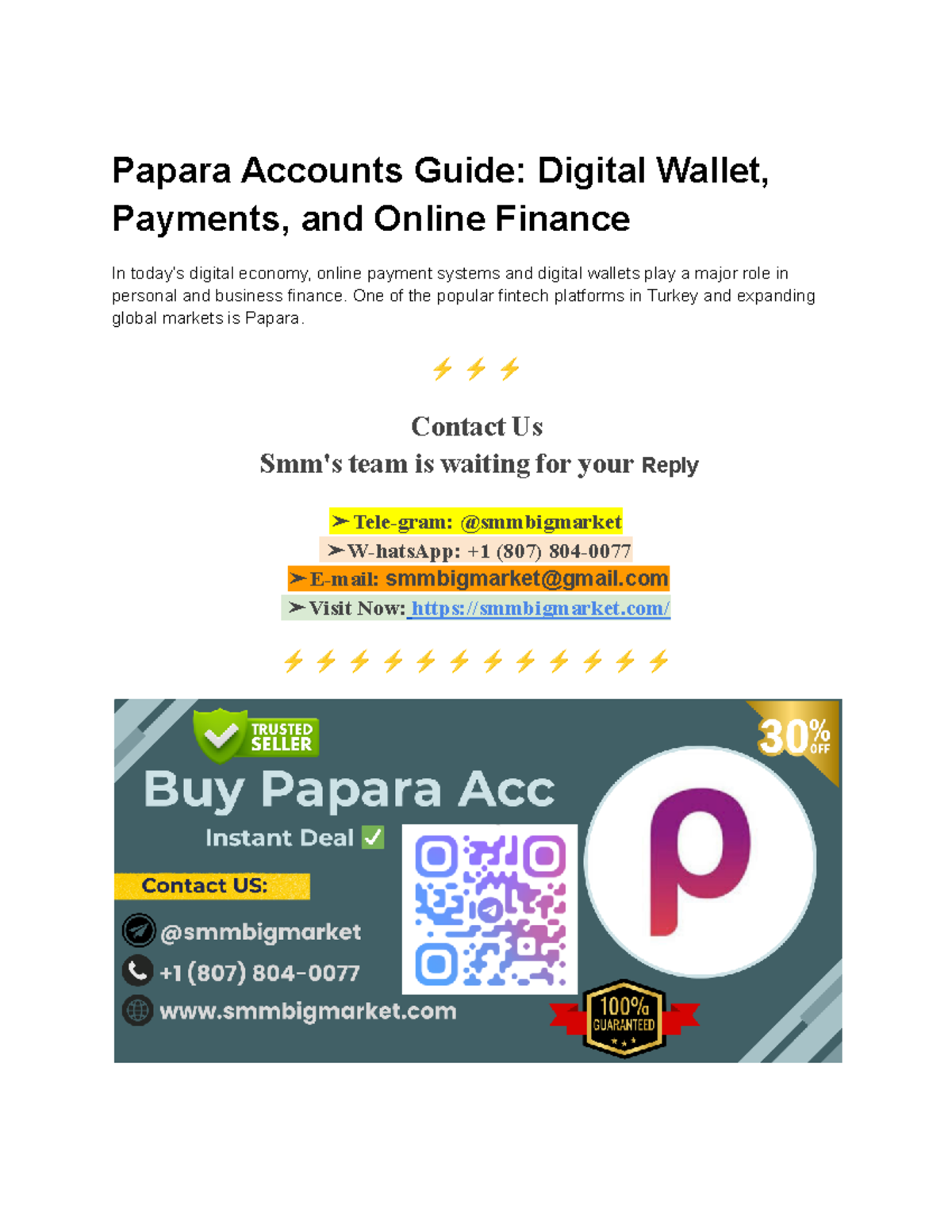 Papara Accounts Guide: Features, Benefits, and Usage in 2026 - Studocu