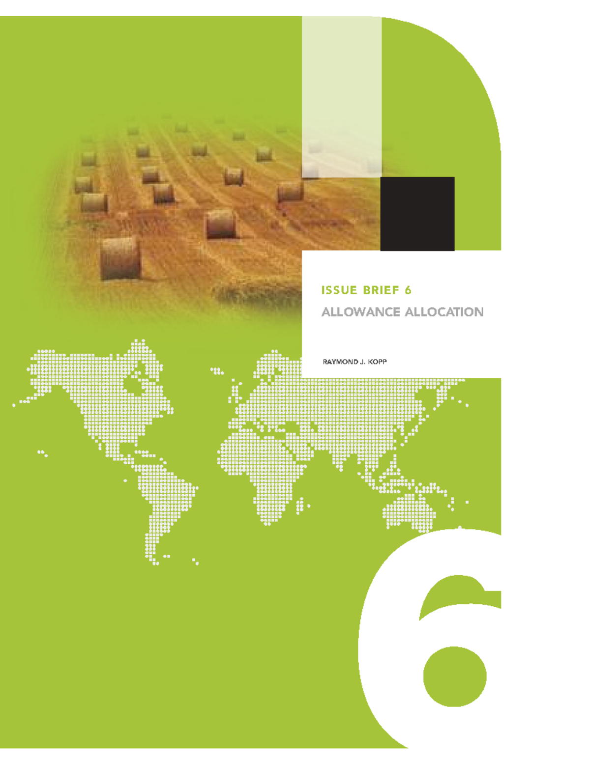CPF 8 Issue Brief 6: Emissions Allowance Allocation Overview - Studocu