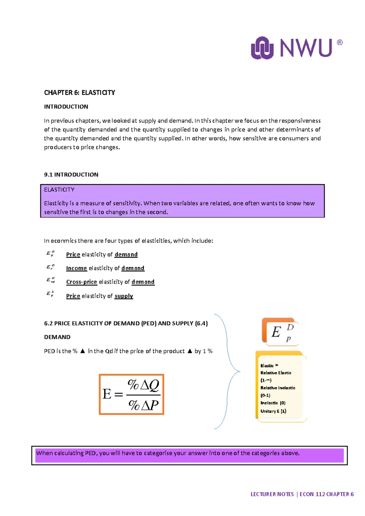 ECON112 Chapter 3 Summary and Key Concepts Notes - Studocu