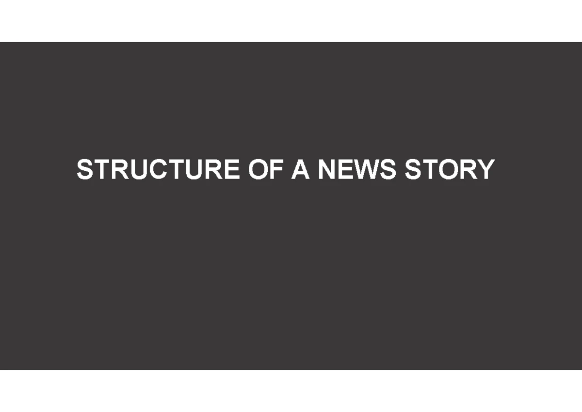 Types of News Articles - Types of News articles Straight News Straight ...
